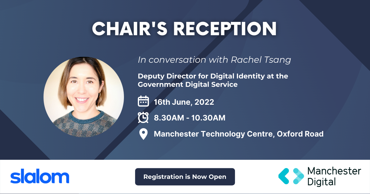 Chair's Reception - In conversation with Rachel Tsang | Manchester Digital