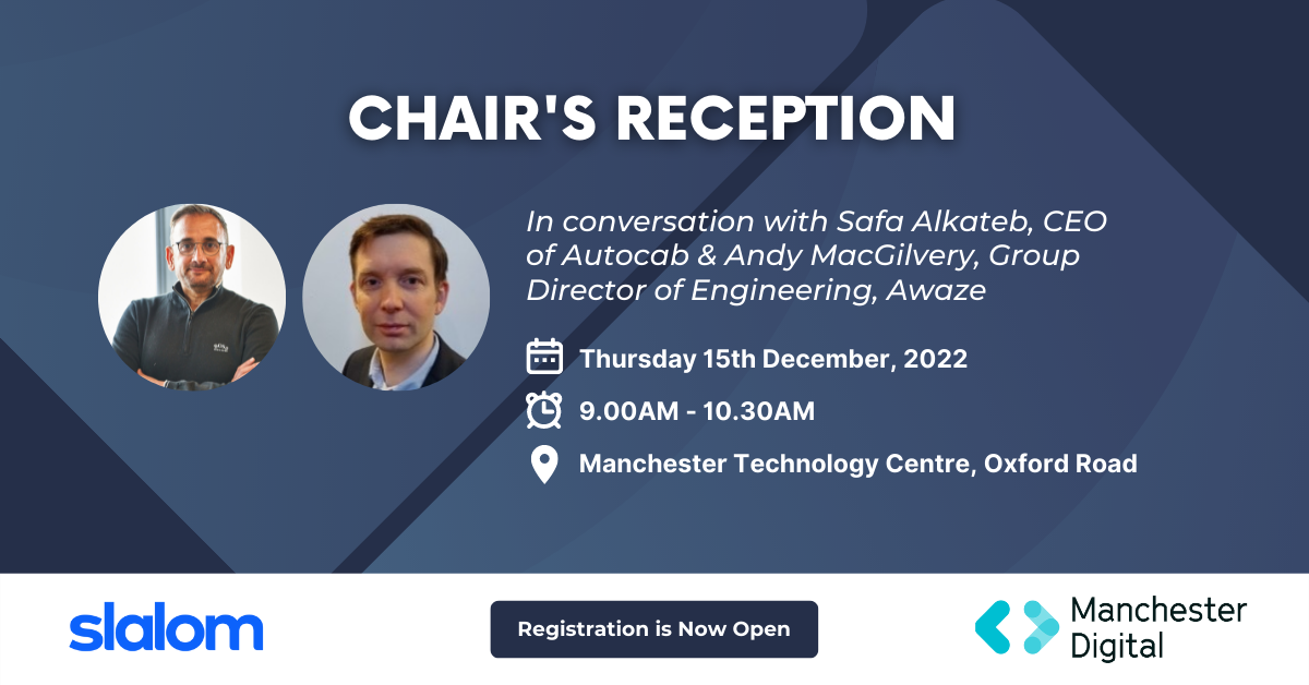 Chair's Reception: In conversation with Safa Alkateb, CEO of Autocab ...