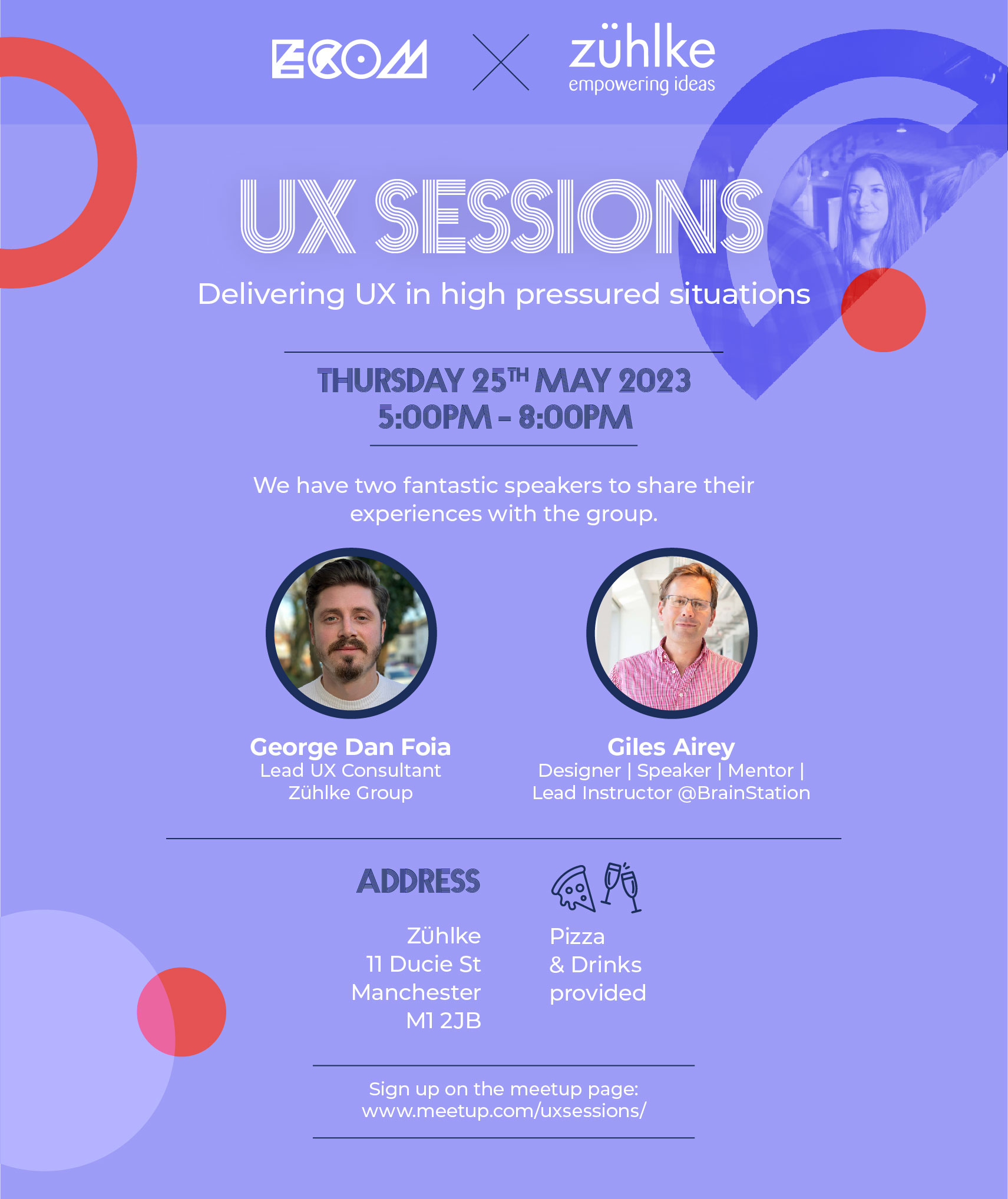 UX Sessions - Delivering UX in high pressured situations | Manchester ...