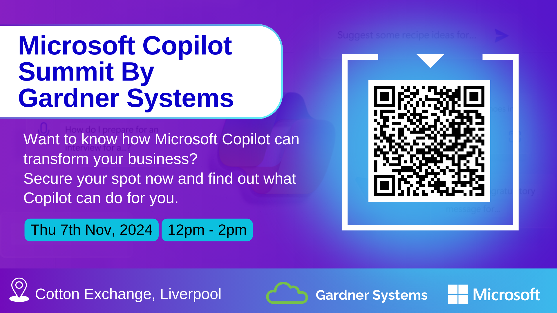 Microsoft Copilot Summit - Liverpool | Manchester Digital