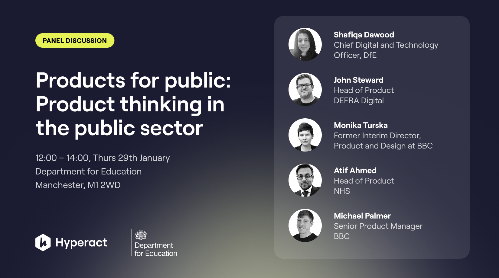 Products for public: product thinking in the public sector | Manchester ...